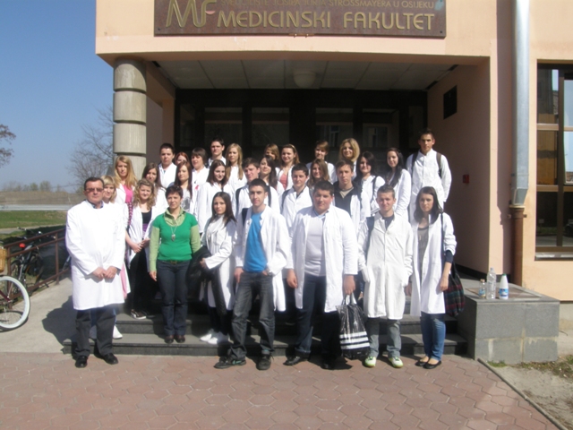 Terenska nastava Osijek i Vukovar - Medicinska škola Varaždin